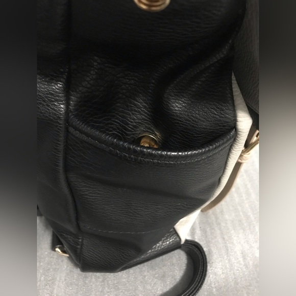 Madison West | Bags | Madison West Tri Toned Leather Backpack | Poshmark